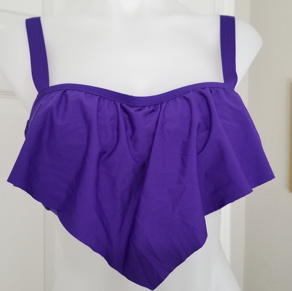 Alex Marie | Swim | Alex Marie Purple Flirty Shimmy Bikini Top Euc ...